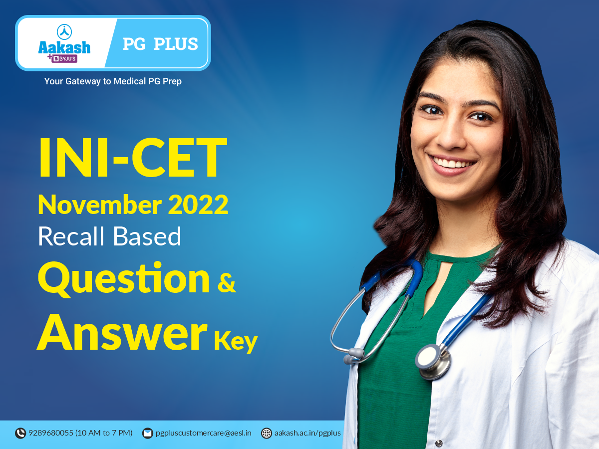 The INI-CET November 2022: Exam Analysis, Recall Questions and Answer Keys