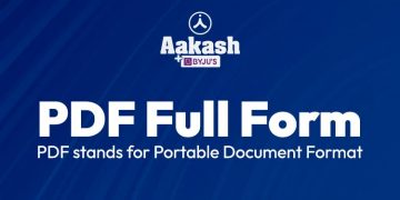 PDF Full Form: PDF stands for Portable Document Format