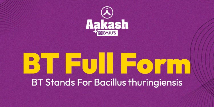 BT Full Form: BT Stands For Bacillus thuringiensis