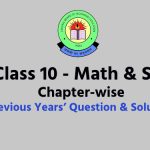 CBSE Board Class 10 Chapter-wise Previous Years’ Question & Solutions ...