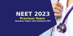 NEET 2023 Question Paper and Solutions PDF - Download Previous Year ...