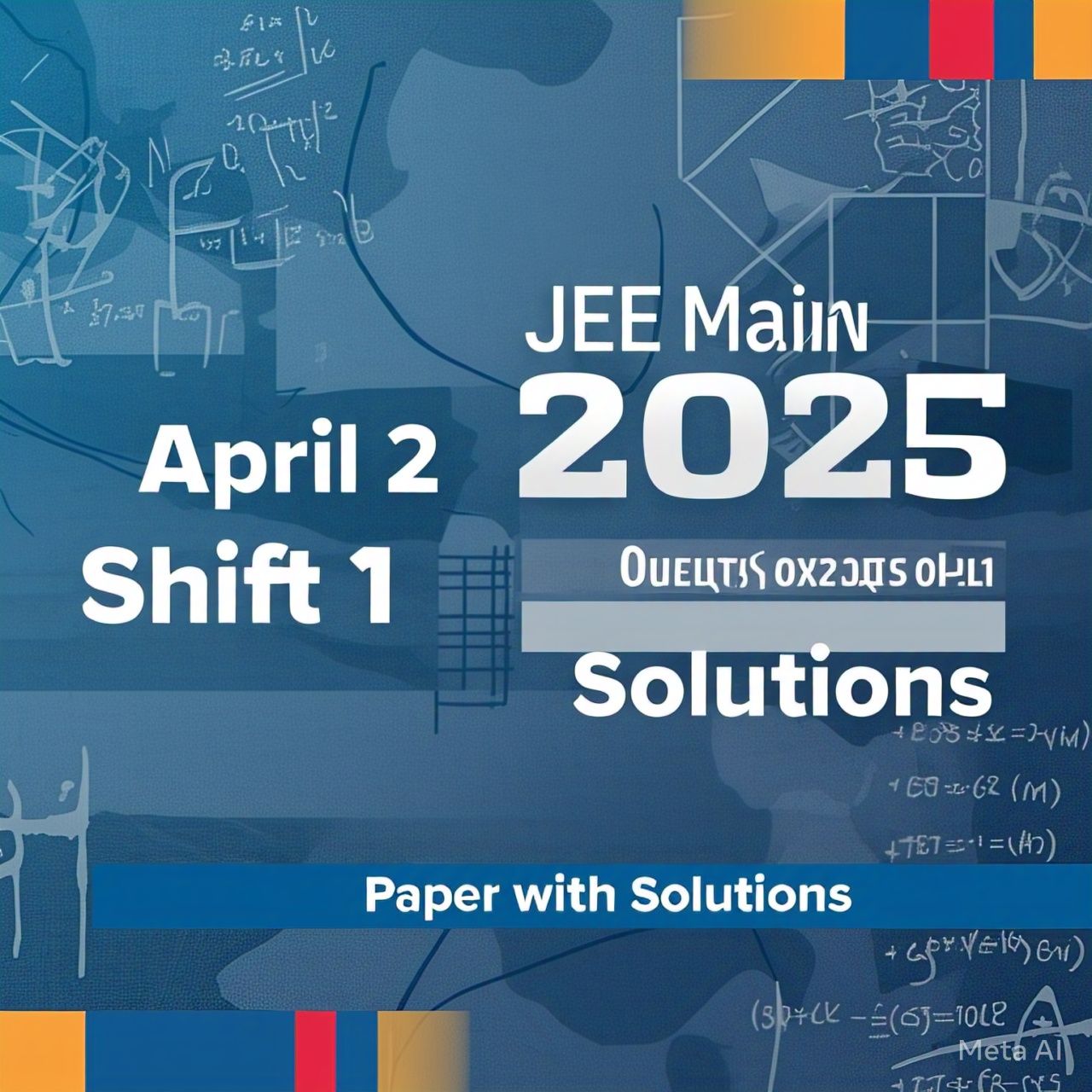 JEE Main 2025 April 2 Shift 1 & Shift 2 Question Paper Download