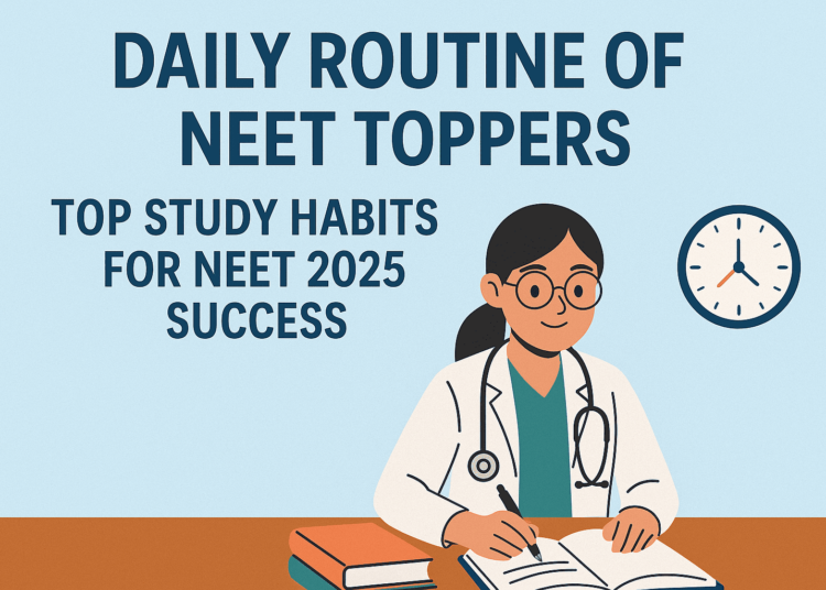Daily Routine of NEET Toppers: Top Study Habits for NEET 2025