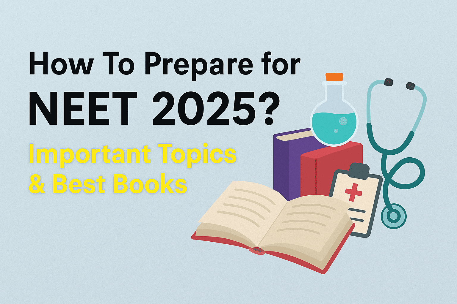 How To Prepare for NEET 2025? Important Topics & Best Books