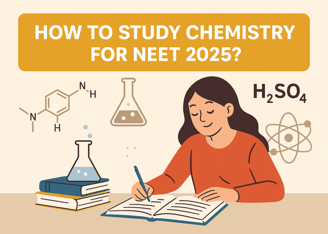 How to Study Chemistry for NEET 2025? Important Topics & Books