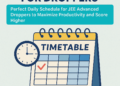 JEE Advanced Best Timetable for Droppers