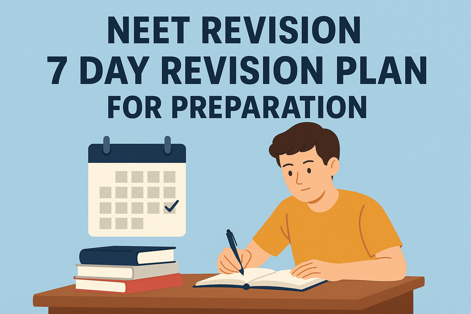 NEET Revision: 7 Day Revision Plan for Preparation