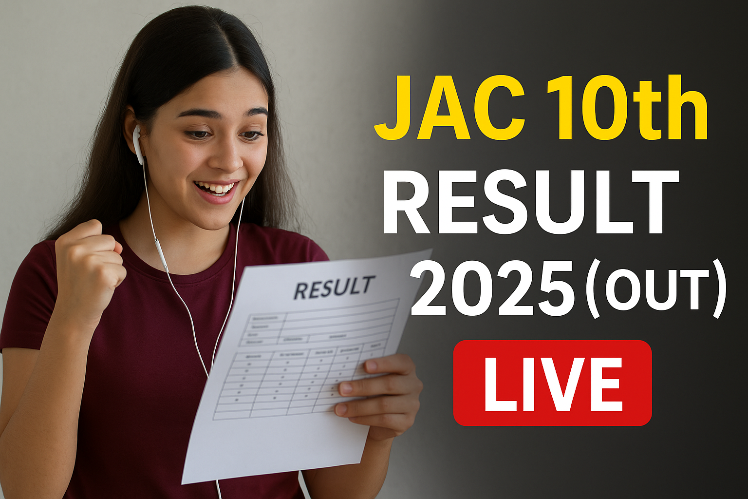 JAC 10th Result 2025 Today, 11:30 AM @jac.jharkhand.gov.in