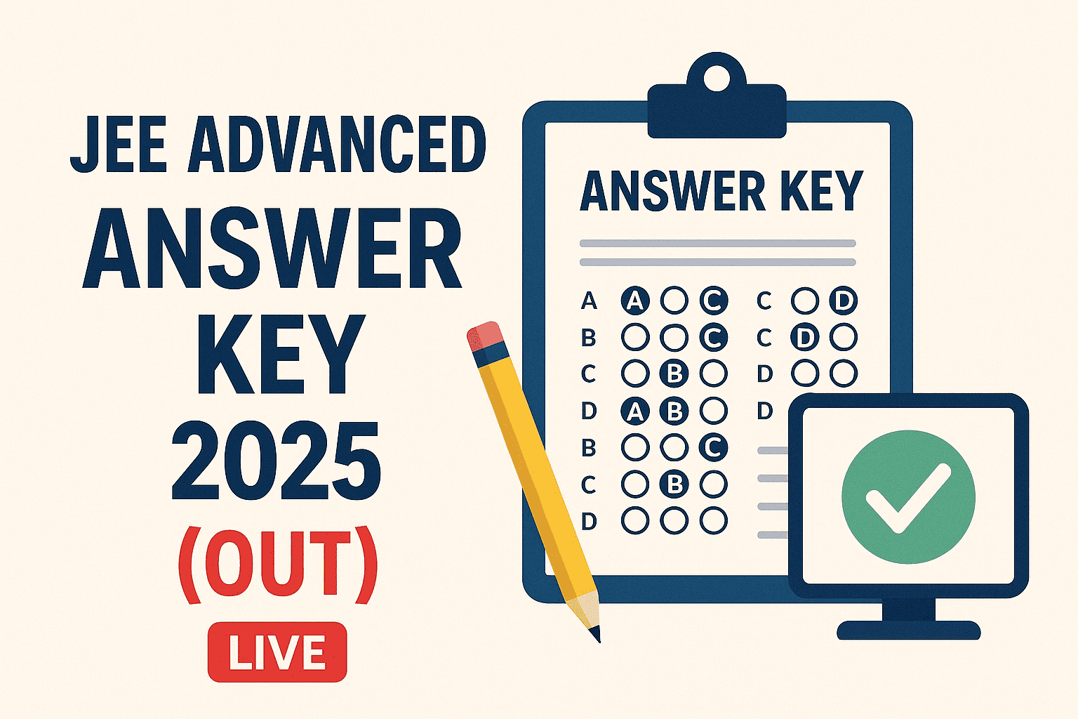 JEE Advanced Answer Key 2025 (OUT) Live: Get Download Link