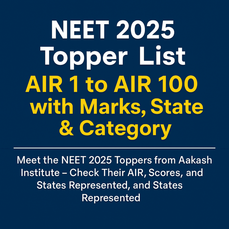 NEET 2025 Marks vs Rank: Check Govt. Medical College Cut-off & Prediction