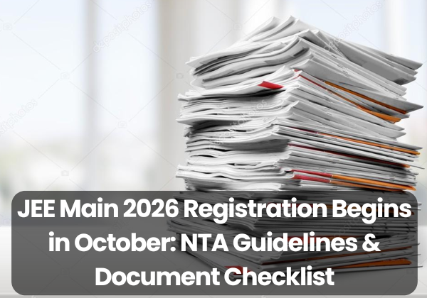 JEE Main 2026 Registration Begins in October: NTA Guidelines & Document ...