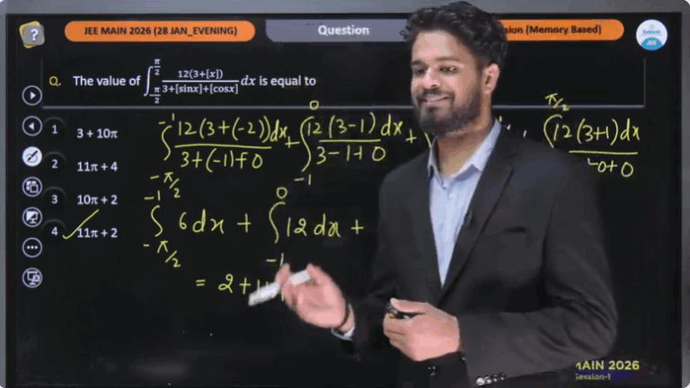 JEE Main Exam 2026 Jan 28 Shift 2 Paper & Solutions | Live Updates