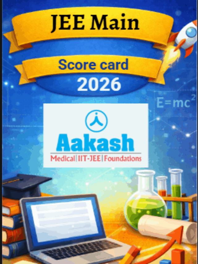 JEE Main exam score card 2026 - Aakash Blog