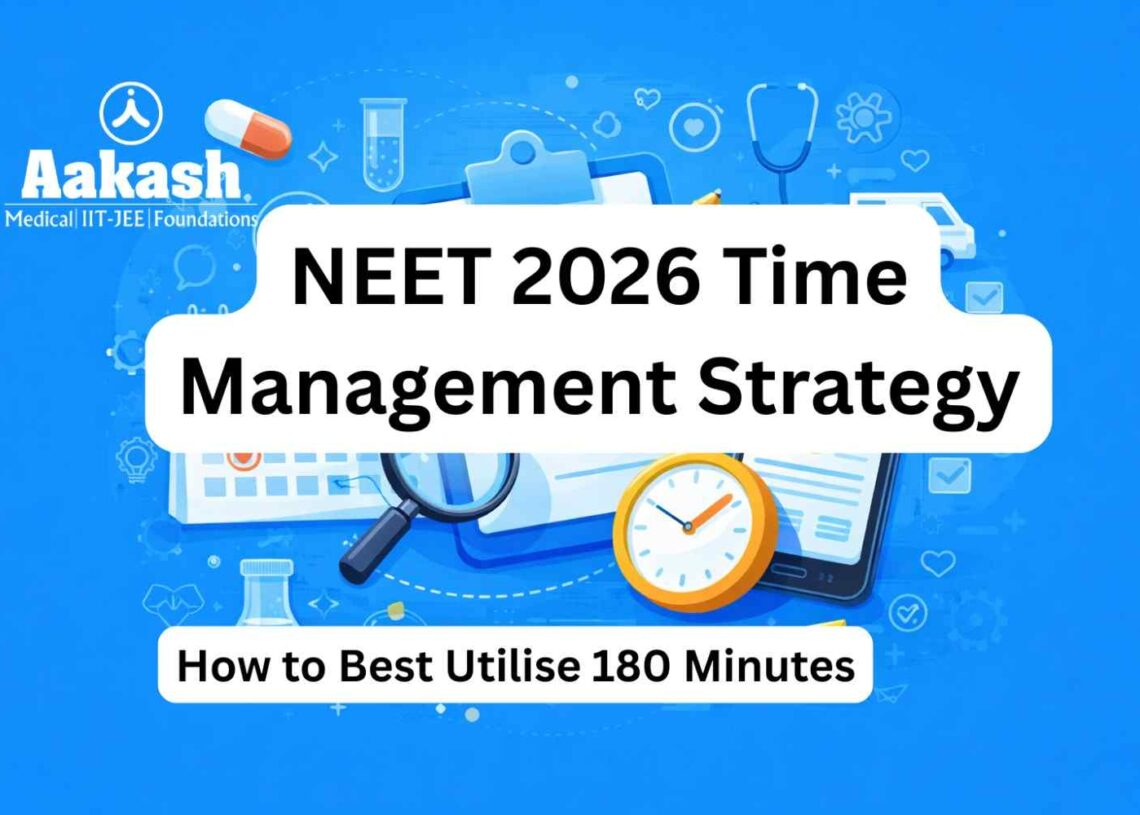NEET 2026 Time Management Strategy: Smart 180-Minute Plan